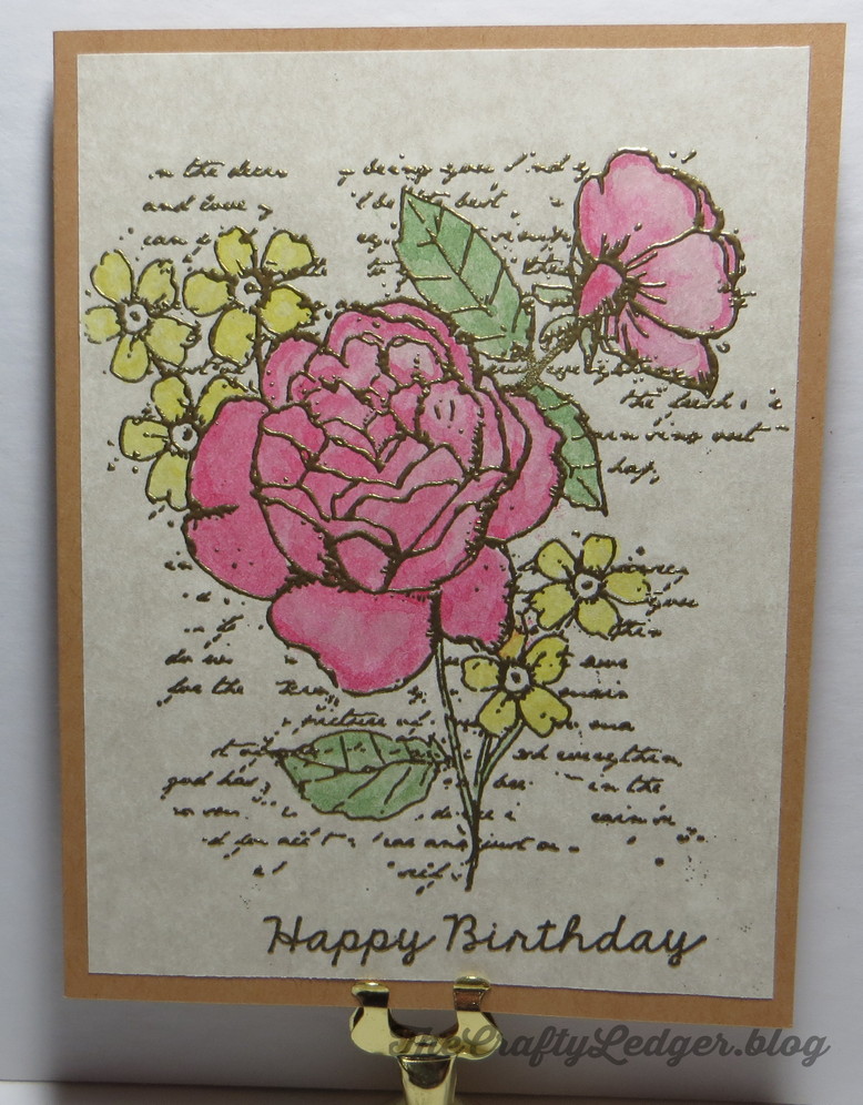 My week for Card A Day Challenge | The Crafty Ledger