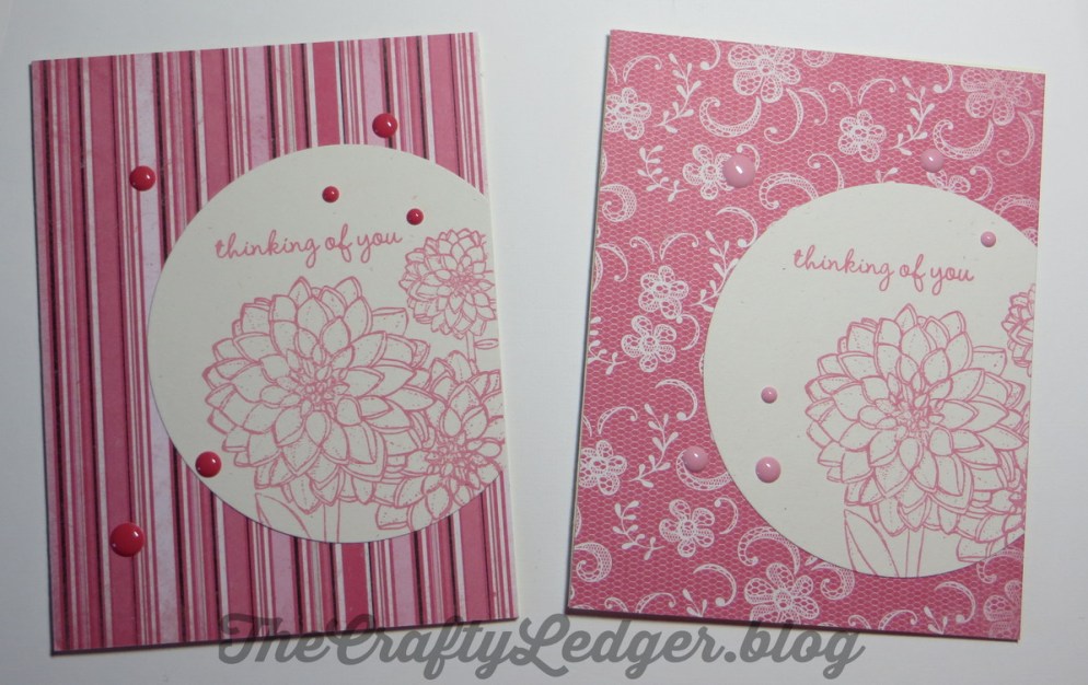 My week for Card A Day Challenge | The Crafty Ledger